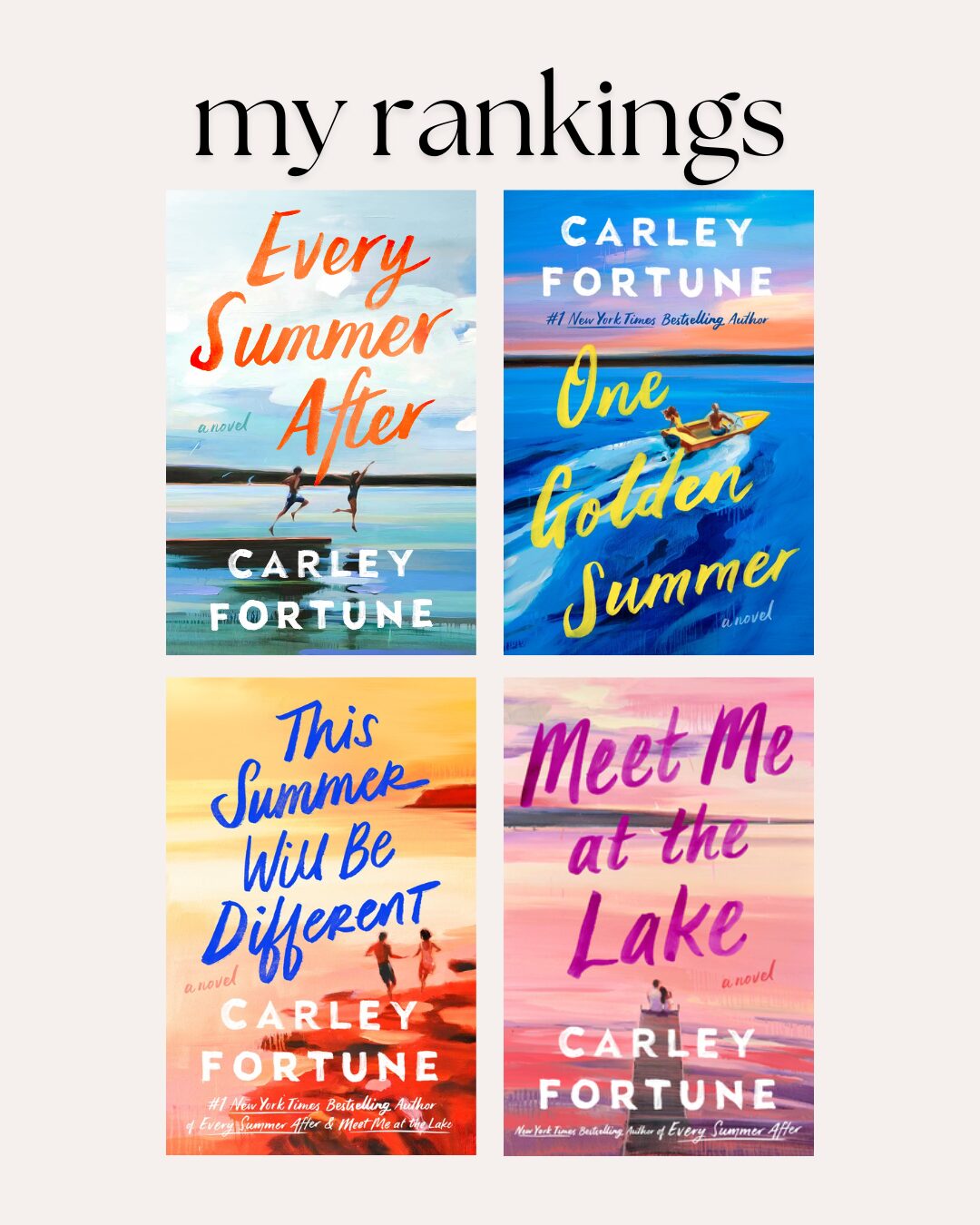 Carley Fortune Books in Order - booked + boozy